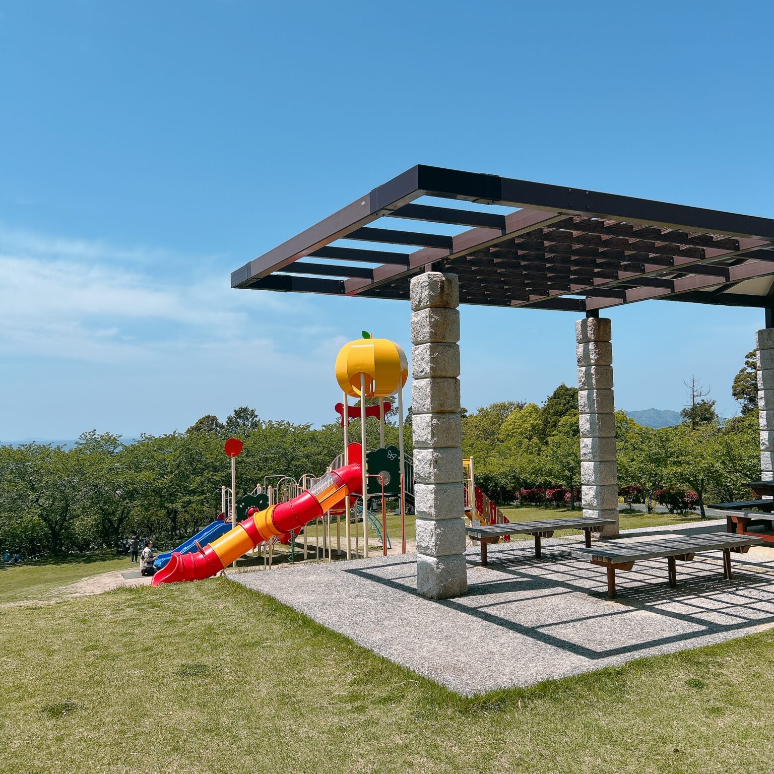 子連れで楽しむ！あんずの里運動公園 遊び場ガイド | おでかけのーと。